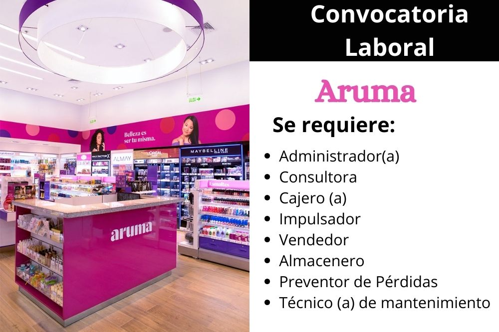 Explora Nuevas Posibilidades en Tiendas Aruma Únete a Nuestro Equipo